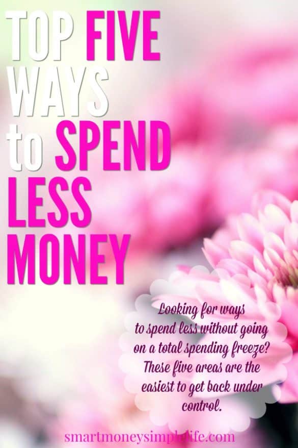 The Top 5 Ways to Spend Less Money - Smart Money, Simple Life